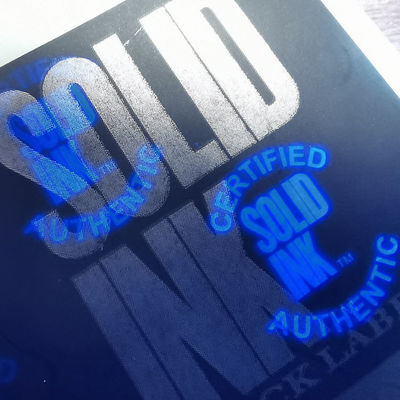 Plastic Anti Counterfeit Label without UV Resistance