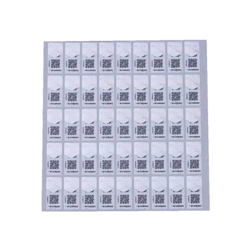 Waterproof QR Code Label Sticker Magnetic Sheets Custom 3D Hologram ...