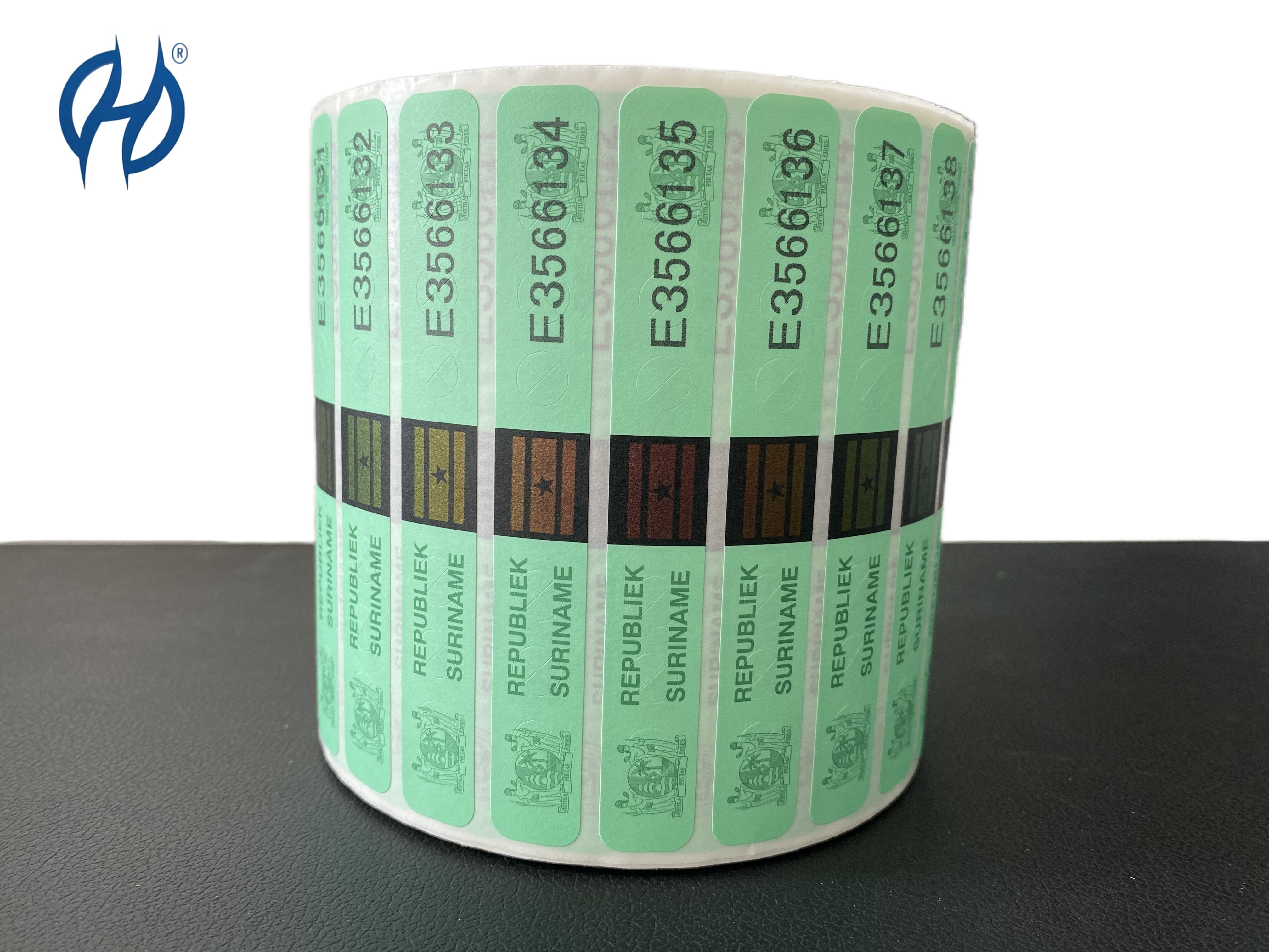 Watermark Tax Stamp Duty Customized CMYK / Pantone Color Printing