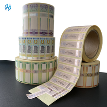 Sheet Packaging Security Label Stickers in - Customized CMYK/Pantone