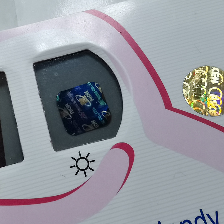 Custom Rectangle Security Stickers Digital/Offset Printing Logo Options ...