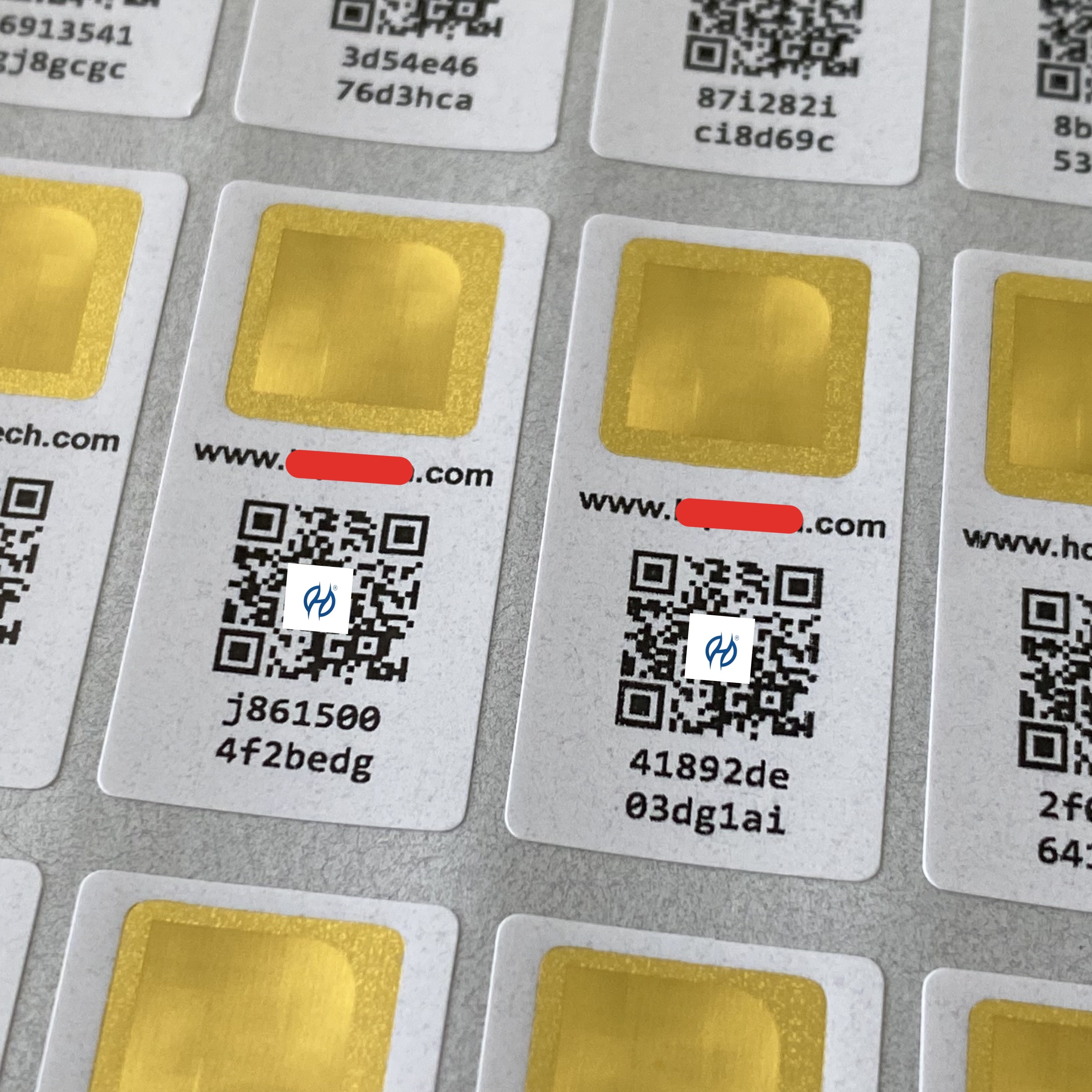 Custom Security Stickers Custom Label Stickers with Barcode Full Color ...