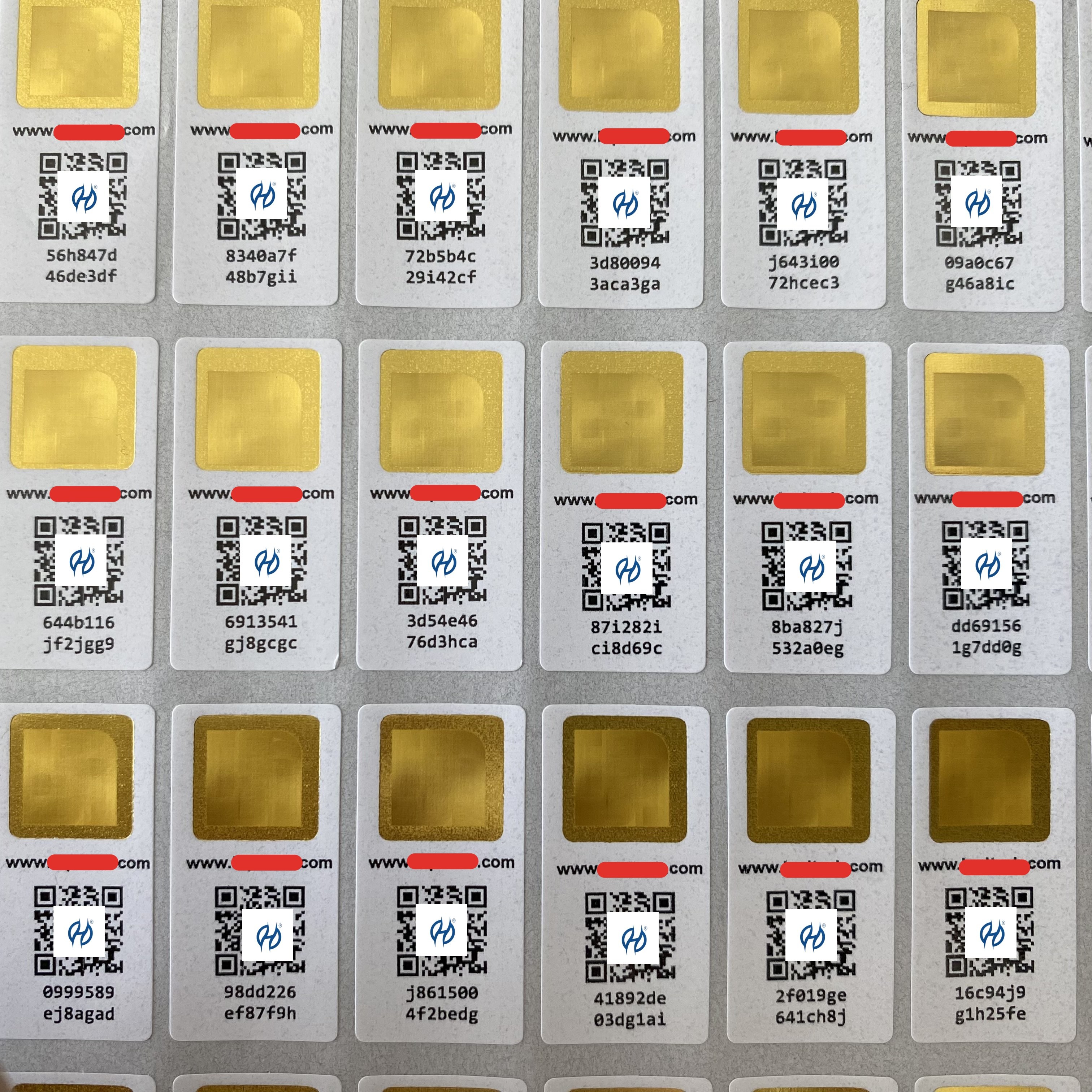 Custom Security Stickers Custom Label Stickers with Barcode Full Color ...