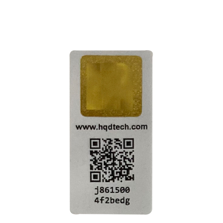 Adhesivos de sello de seguridad impresos a medida Offset / Silk Screen ...