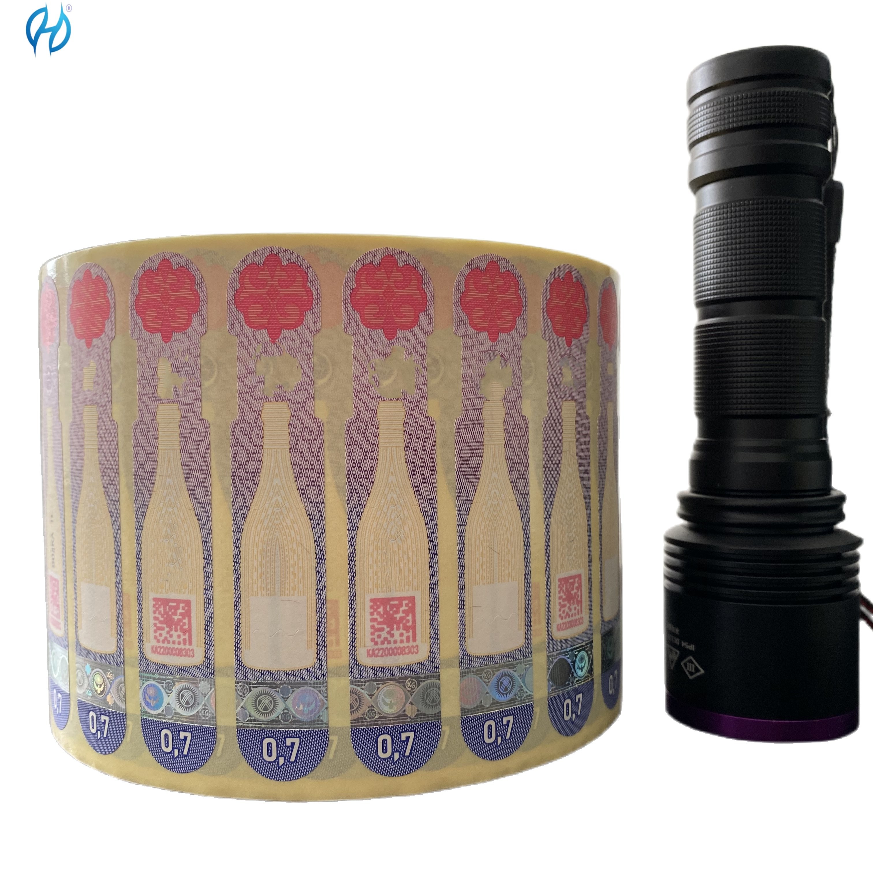 Customized Security Paper Adhesive Tax Stamp With CMYK+ Pantone Color ...