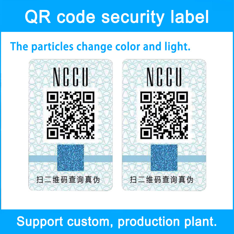 Tamper-evident Sticker Security Tags For Rectangle Products Ensure ...