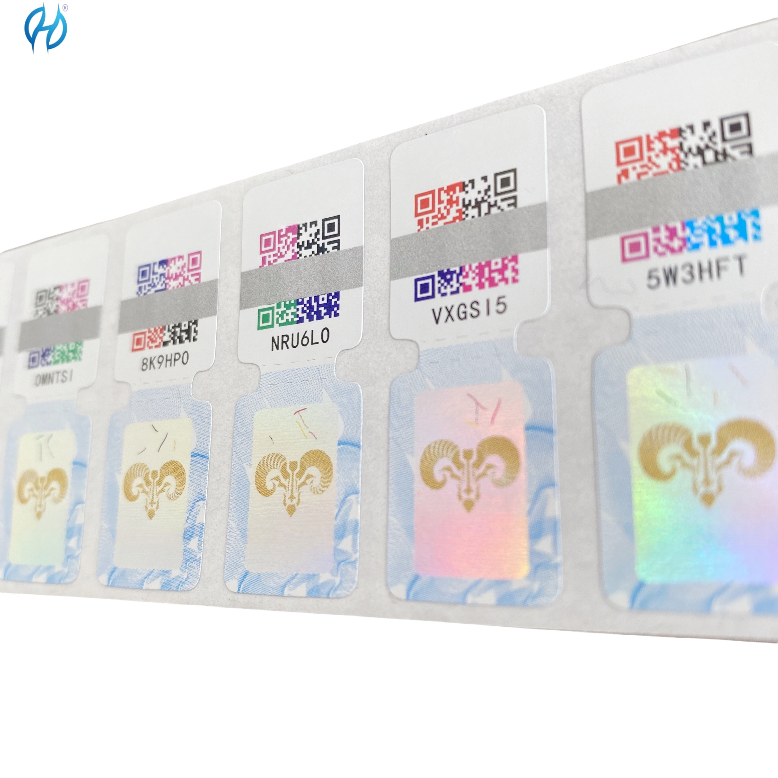 Custom Qr Code Stickers , Print Qr Code Labels For Scanning Square Products