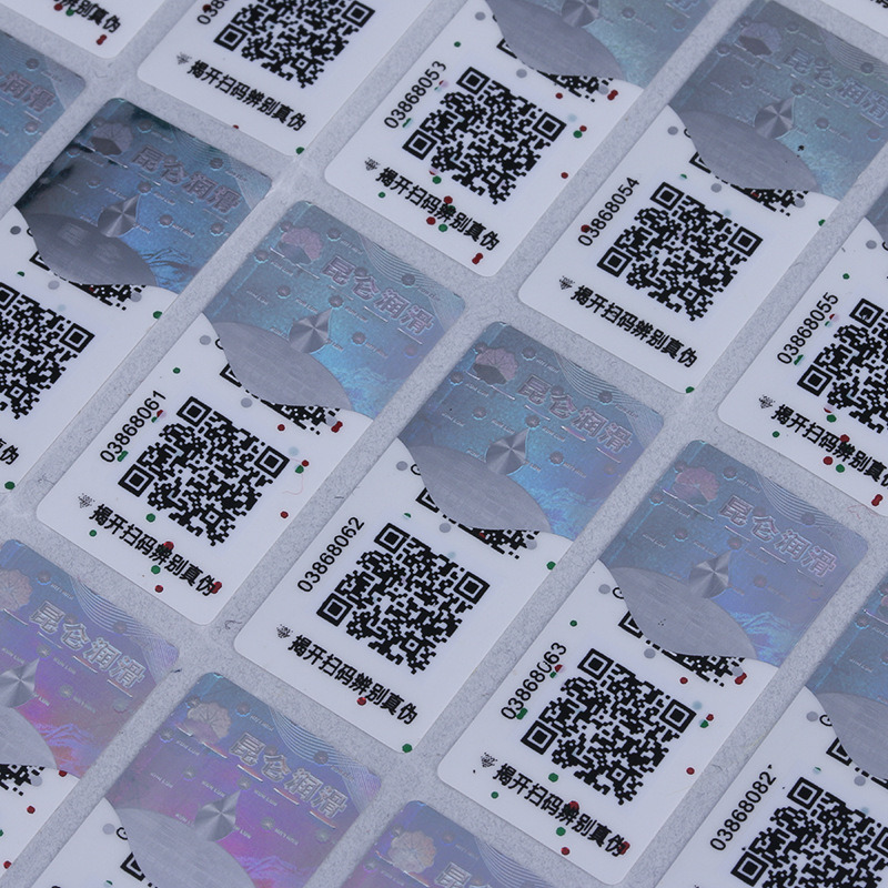Customizable Security Labels with Hidden Message