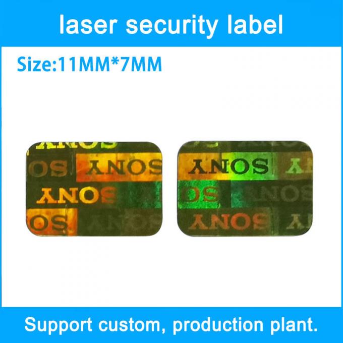 Holographic Packaging VOID Label Sticker Laser Security Label